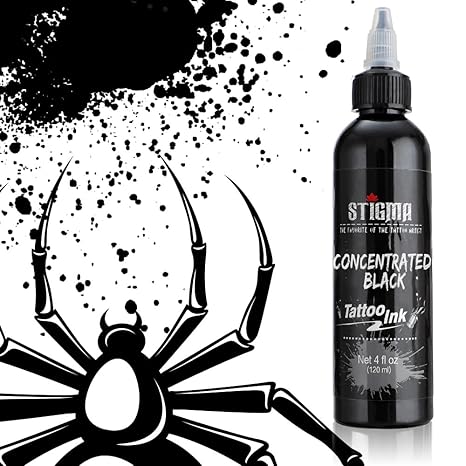 STIGMA Concentrated Black Tattoo Ink 4oz – Stigma Tattoo Supply