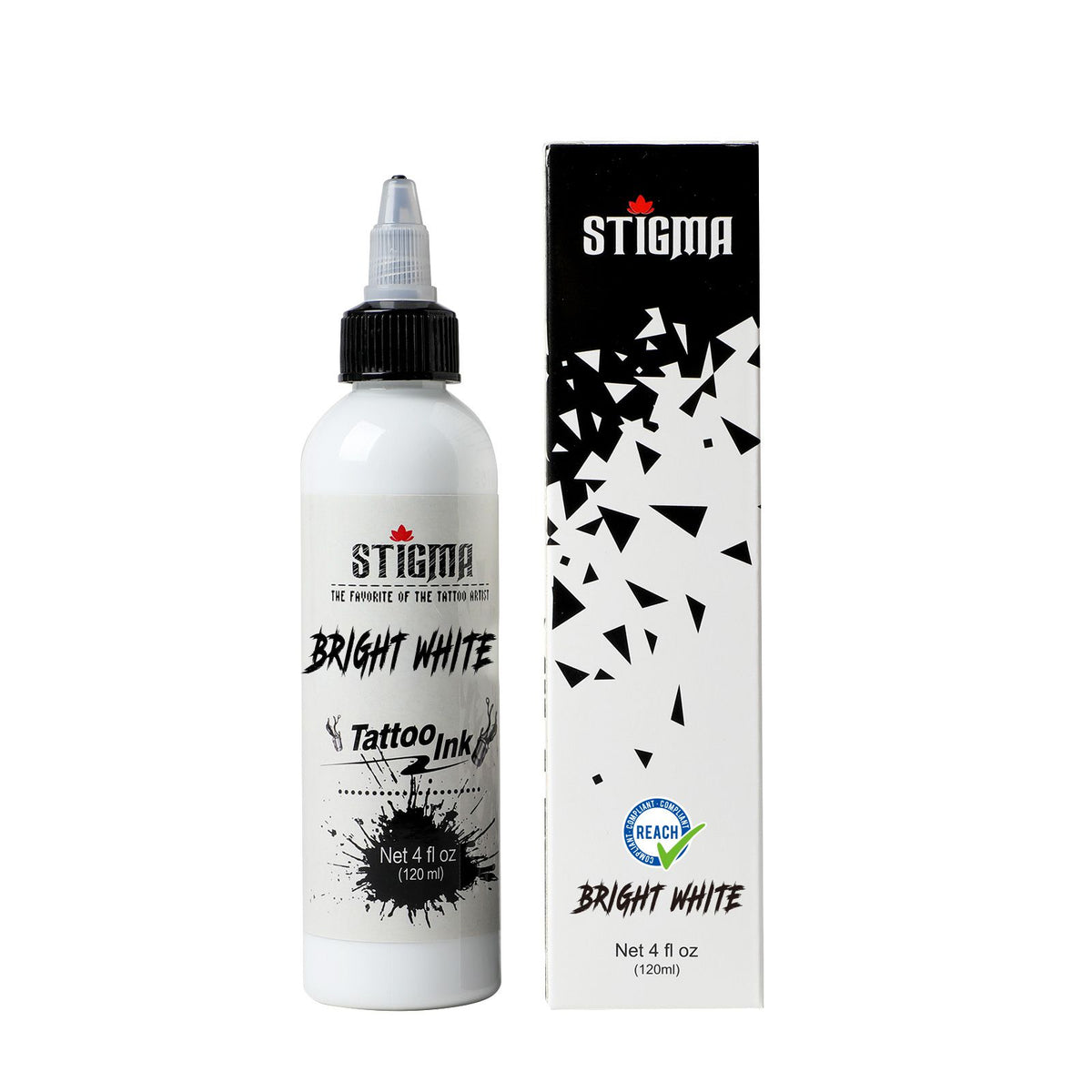 STIGMA Bright White Tattoo Ink 4oz – Stigma Tattoo Supply